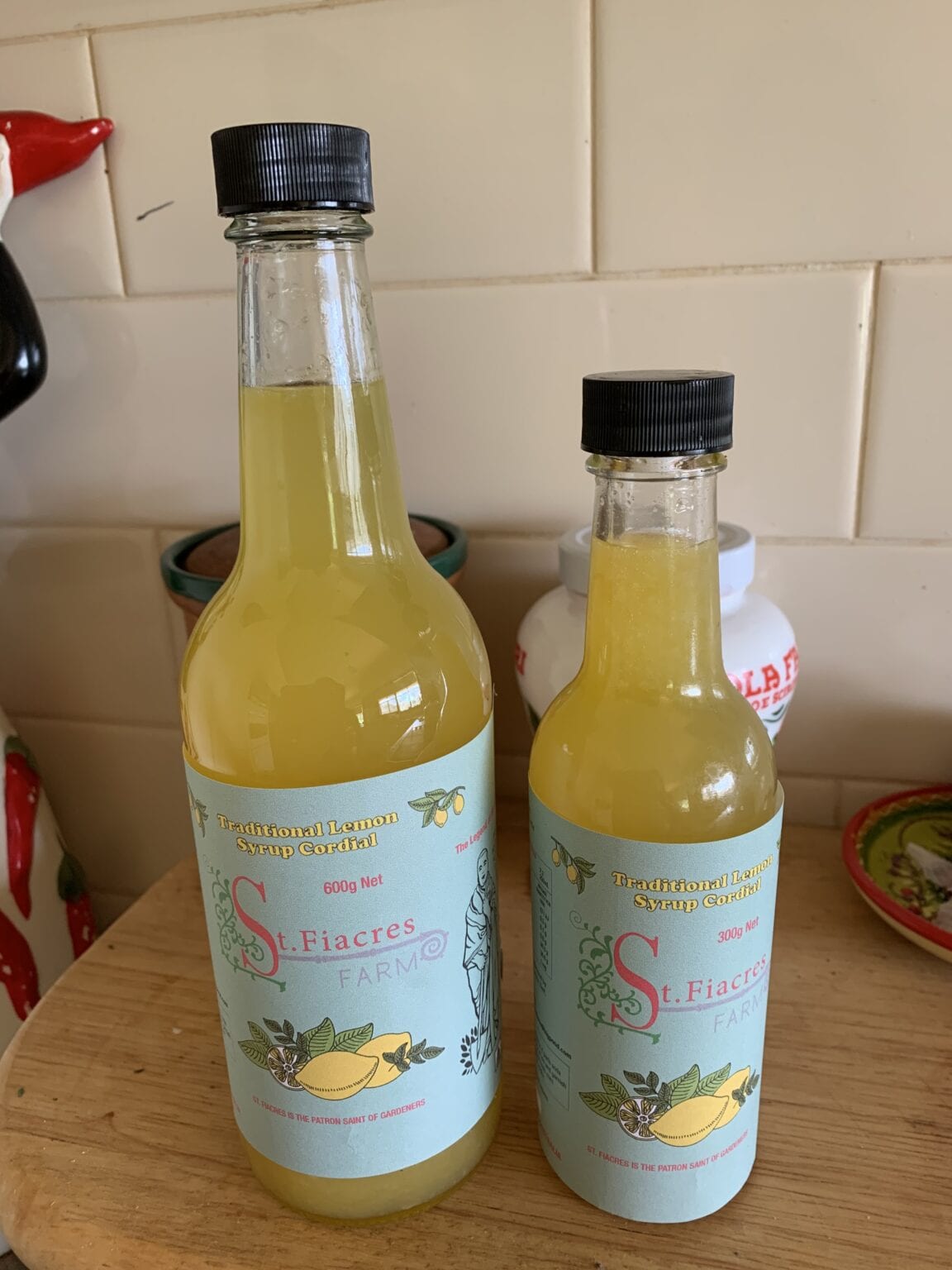 Lemon Syrup Cordial - 300g - St Fiacres Farm
